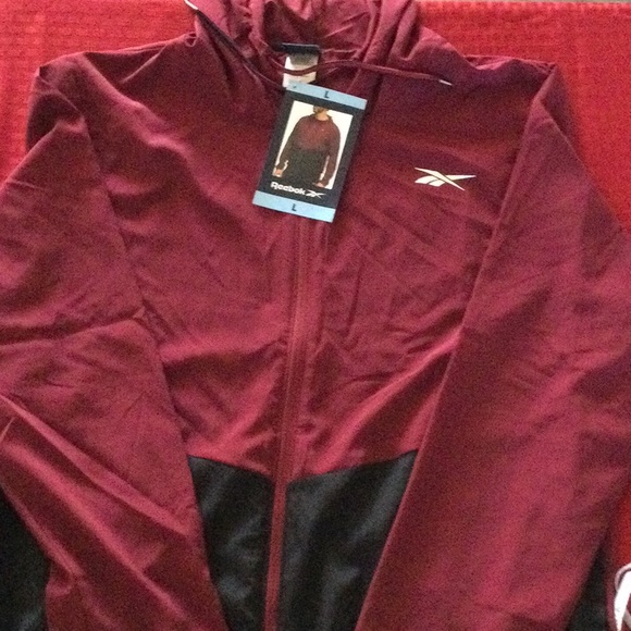 Reebok | Jackets & Coats | Mens Reebok Full Zip Training Woven Jacket ...